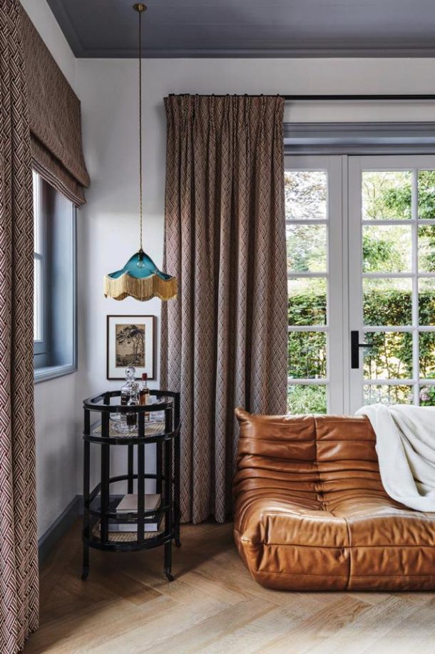 Vintage einrichten: das blaue Haus nahe Amsterdam